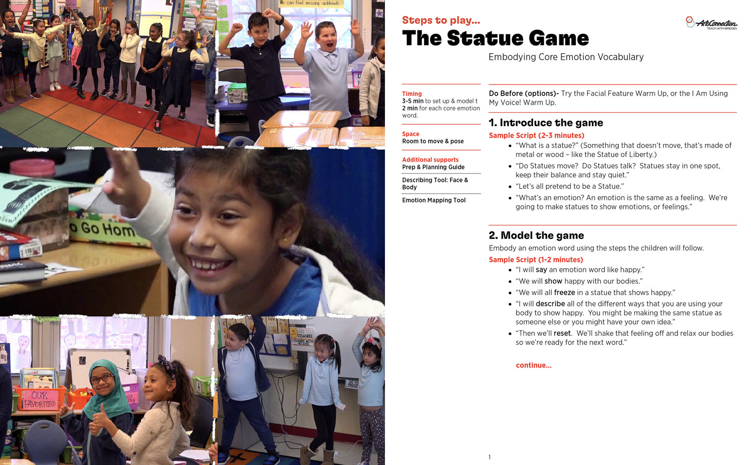 (PDF) Support Packet- Emotion Vocabulary Activity 1 - BRIDGES