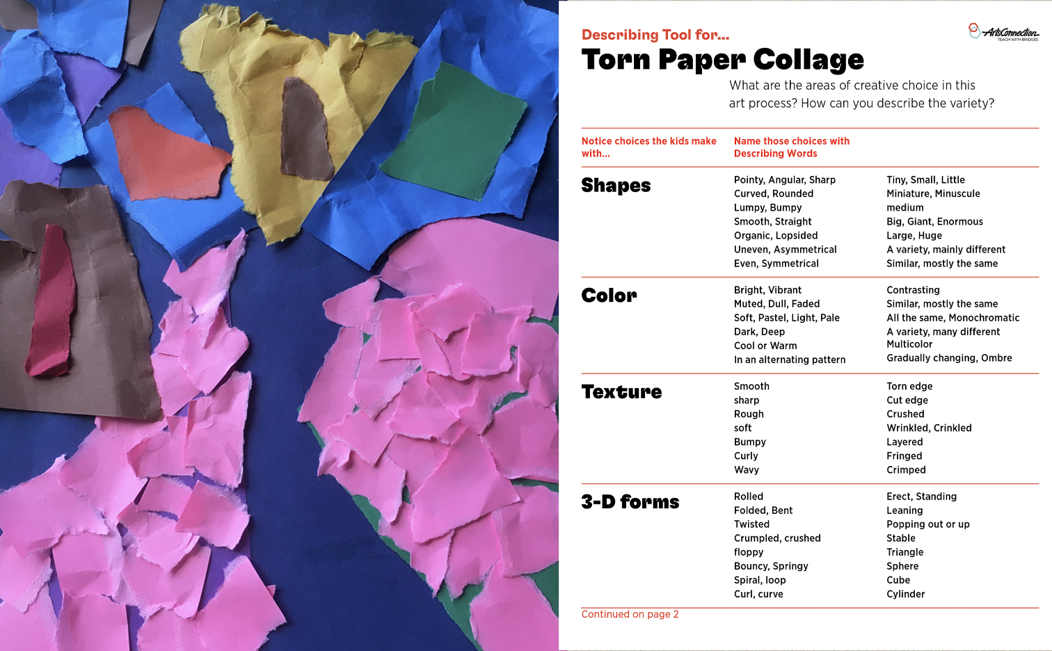 (PDF) Describing Tool: Torn Paper Collage - BRIDGES