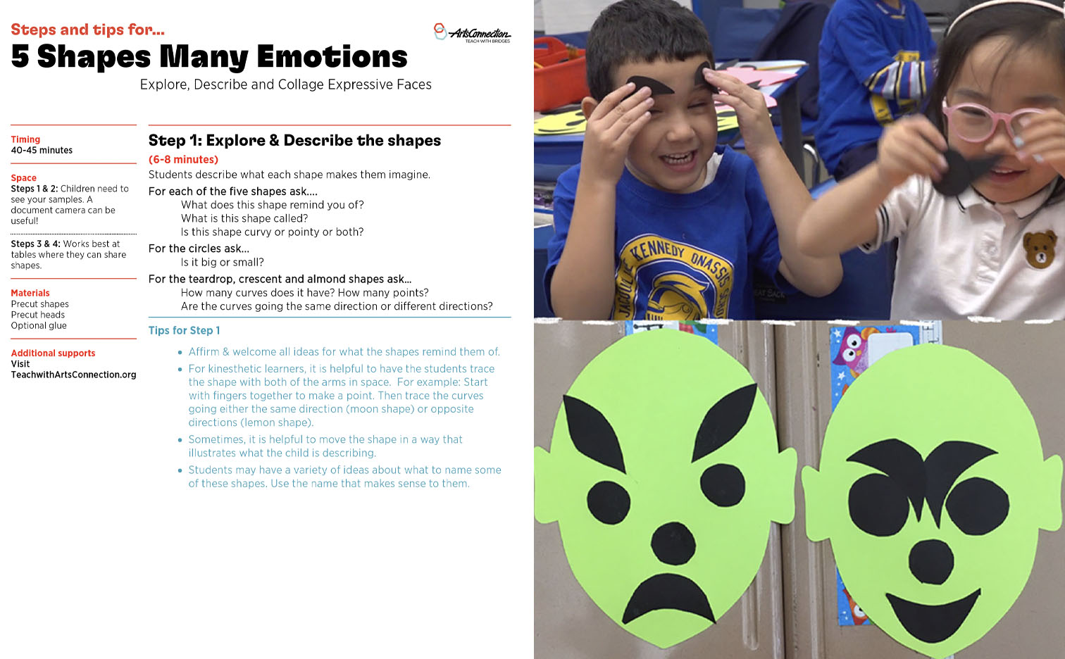 (PDF) Support Packet- 5 Shapes Many Emotions - BRIDGES